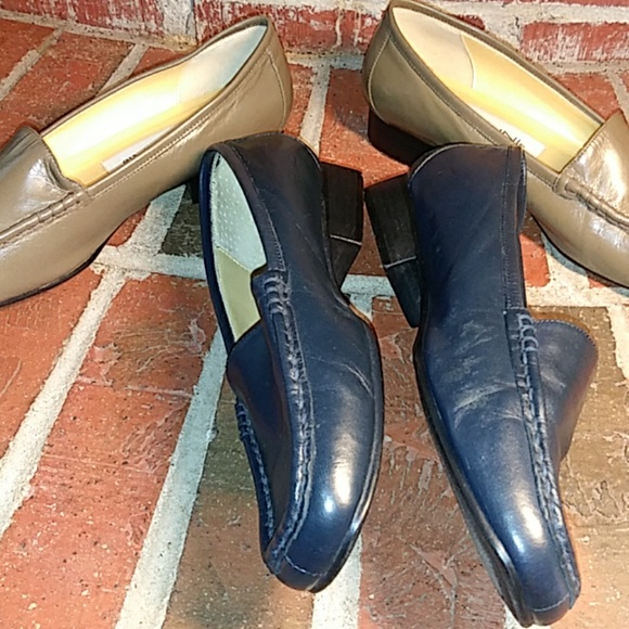 Bellini | Shoes | 2 Pairs Bellini Shoes Tan And Dark Blue Color | Poshmark